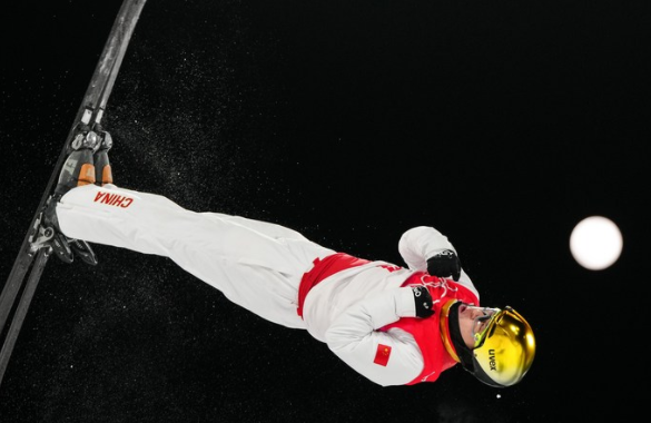 Low-profile Chinese skier Qi Guangpu saves his best aerials at Beijing ...
